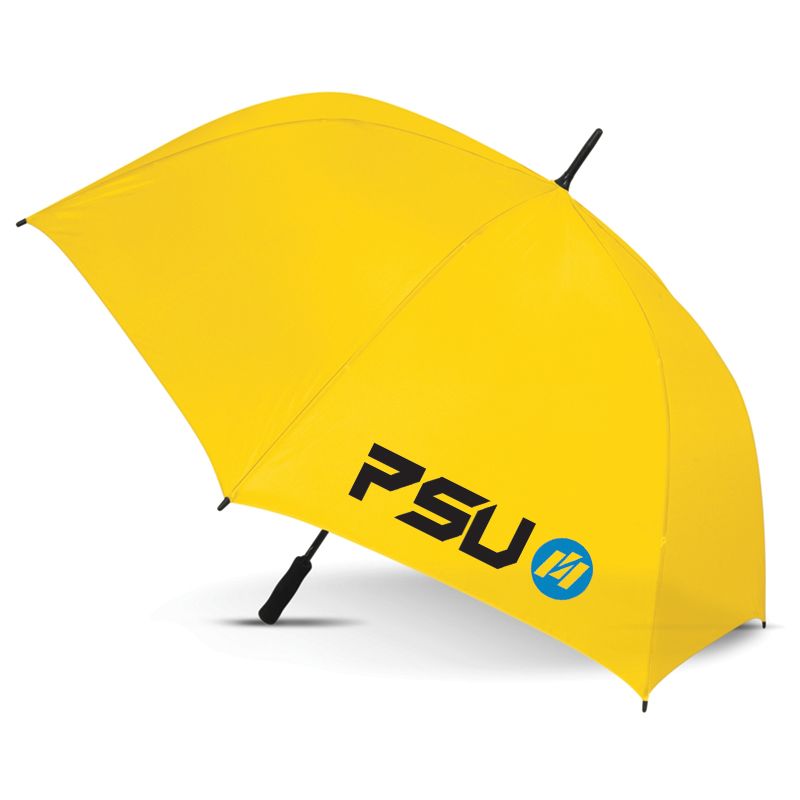 Promotional 110485 Hydra Golf Umbrellas With Fibreglass Shaft & Ribs